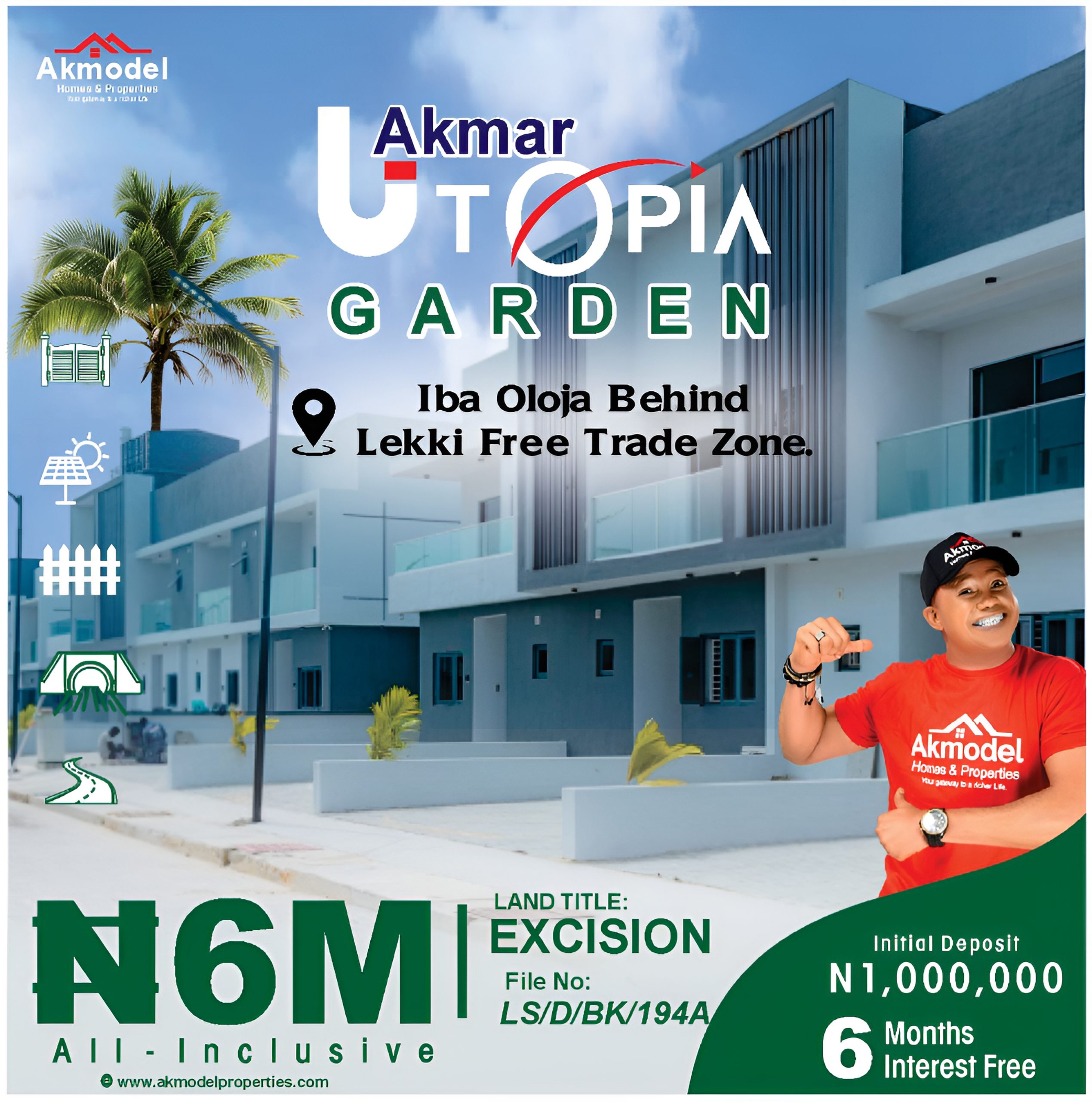 AKMAR UTOPIA GARDEN | akmodel homes and properties