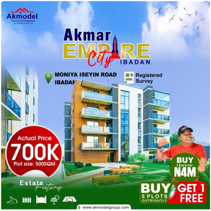 AKMAR EMPIRE CITY IBADAN – akmodel homes and properties