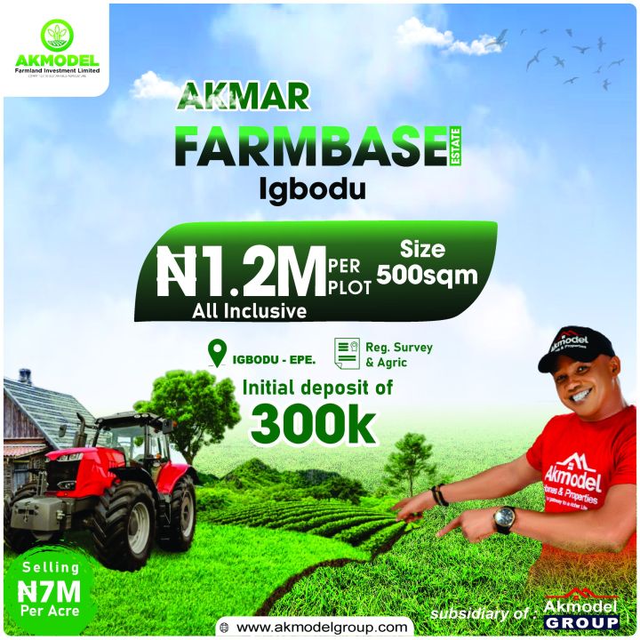 AKMAR FARMBASE, IGBODU EPE, LAGOS STATE | akmodel homes and properties